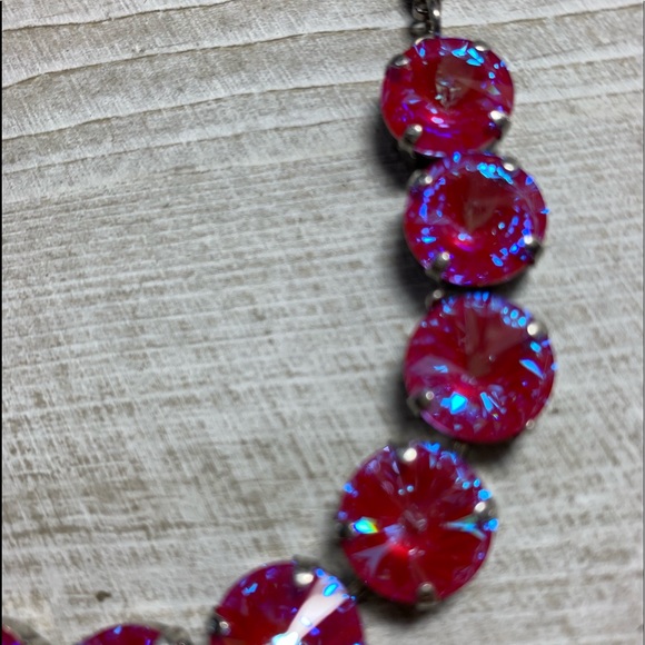 Swarovski | Jewelry | Handmade Swarovski Crystal Royal Red Delite ...